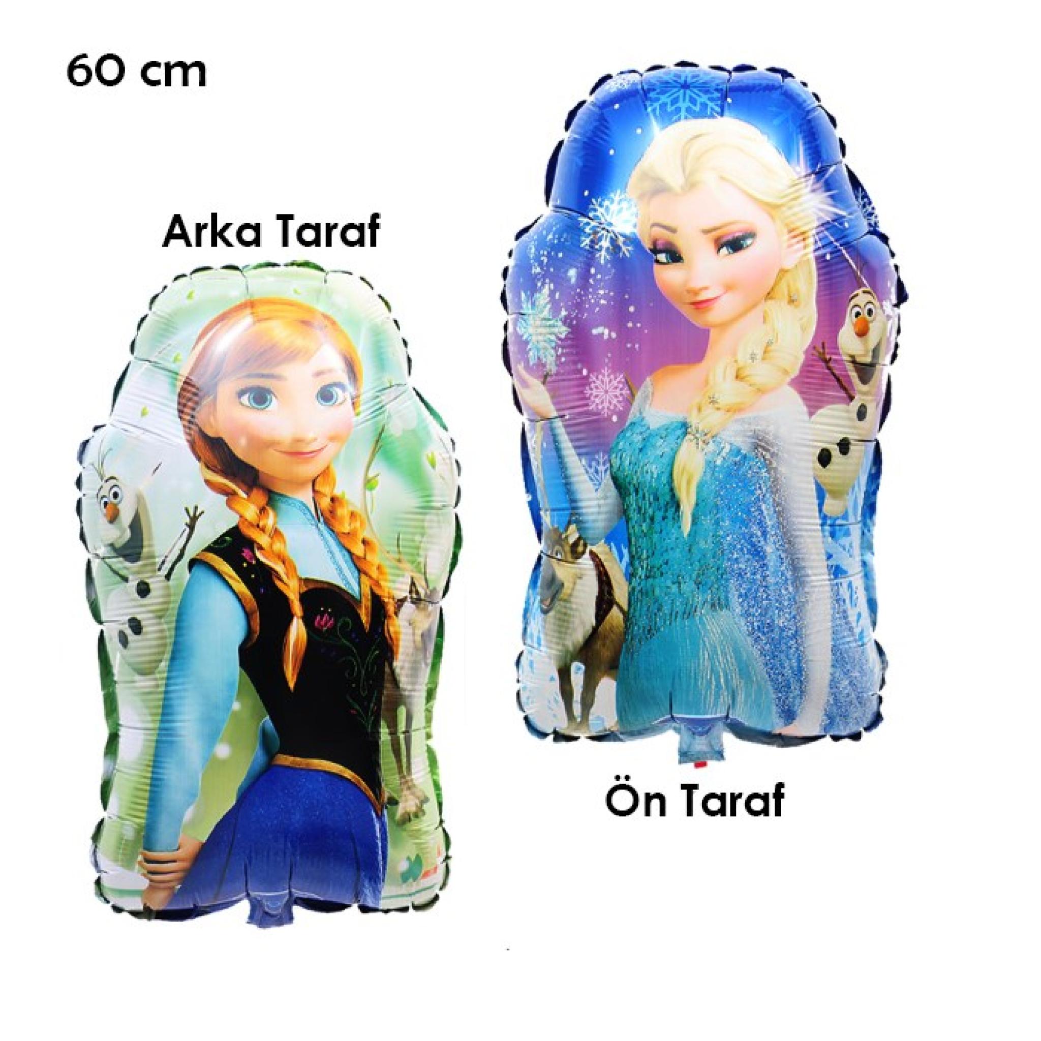 Elsa ve Anna Model Folyo Balon Büyük Boy - İstanbul Toptan Ticaret