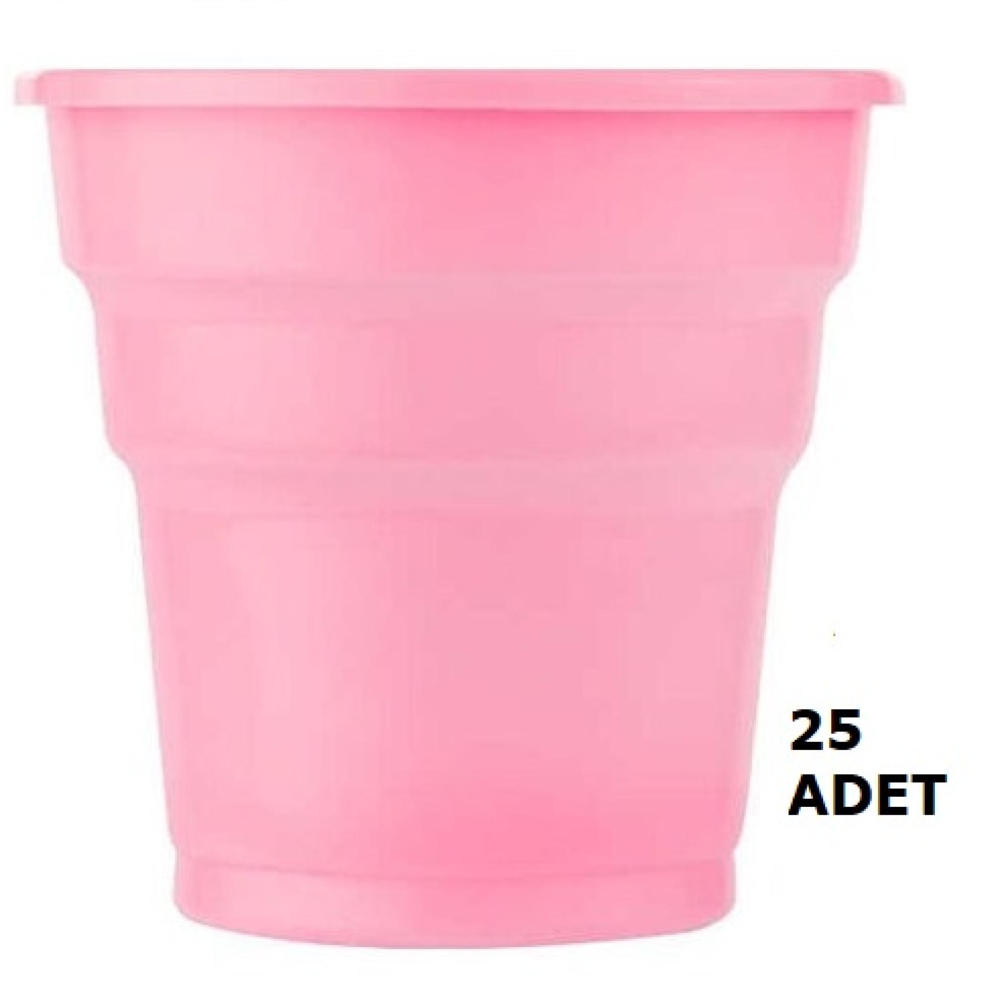 Pembe Renk Plastik Bardak - İstanbul Toptan Ticaret